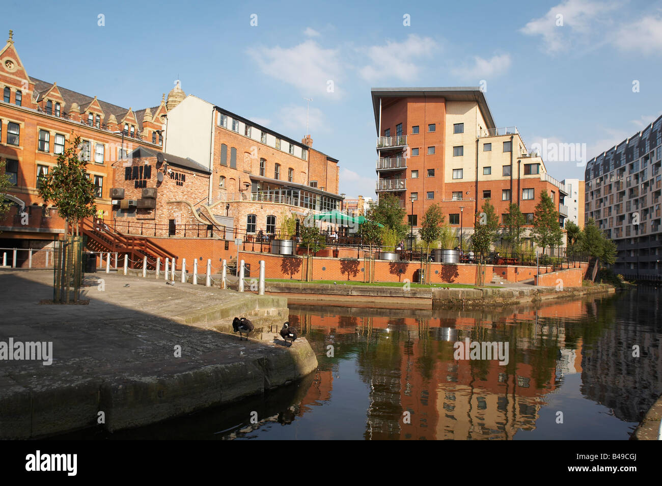 View form Tib lock 89 in Manchester UK Stock Photo - Alamy