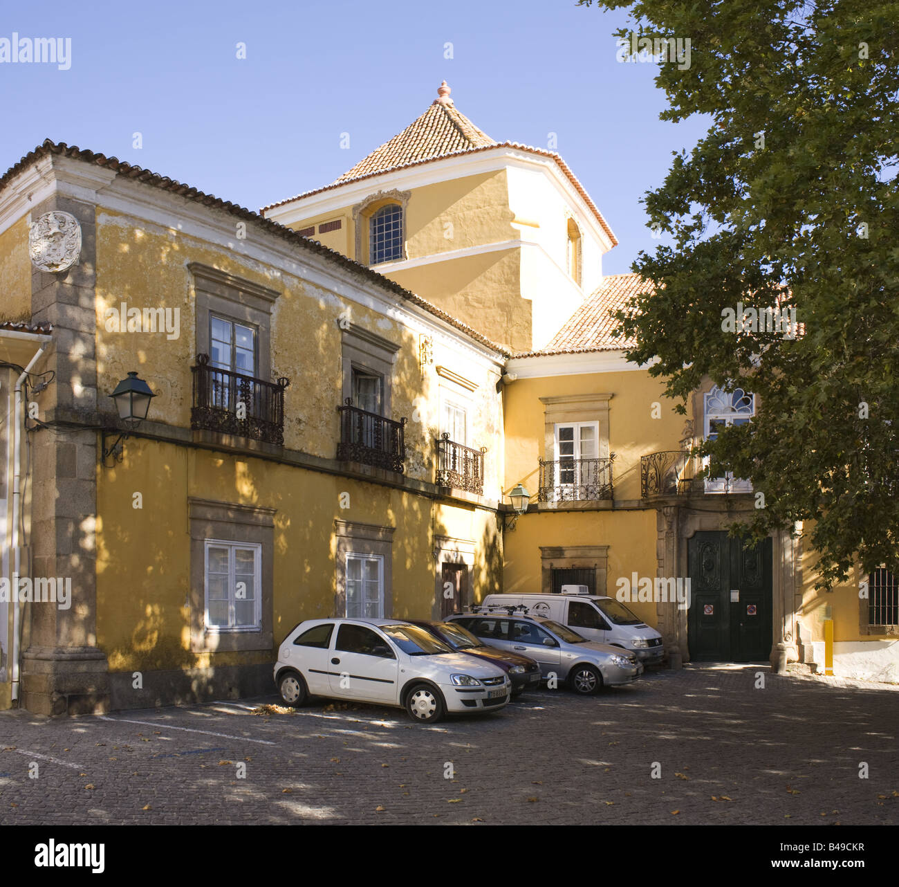 Amarelo Palace in Portalegre city, Portugal Stock Photo - Alamy