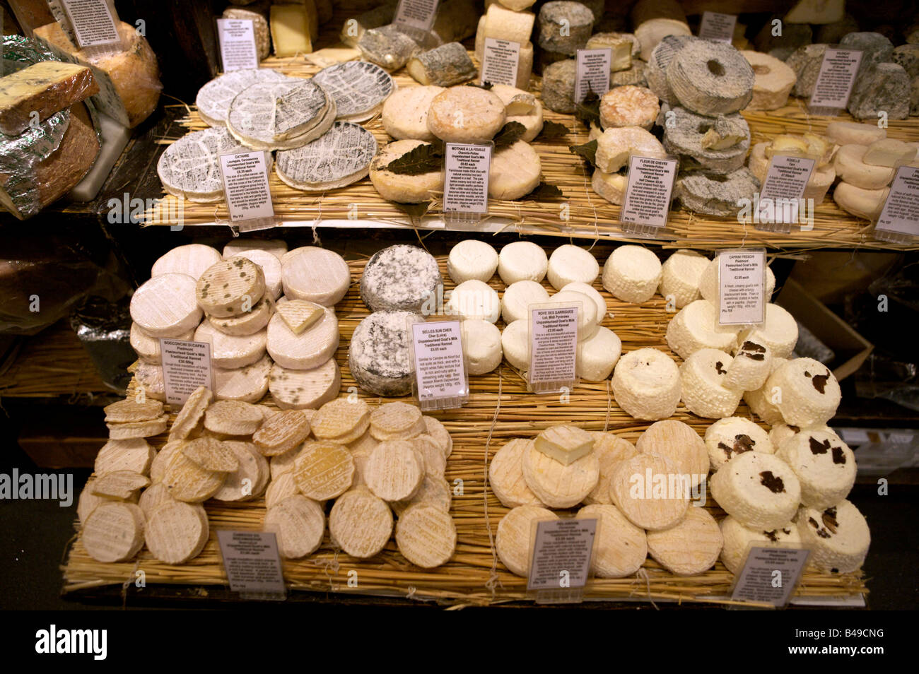 Organic french goats cheese hi-res stock photography and images - Alamy