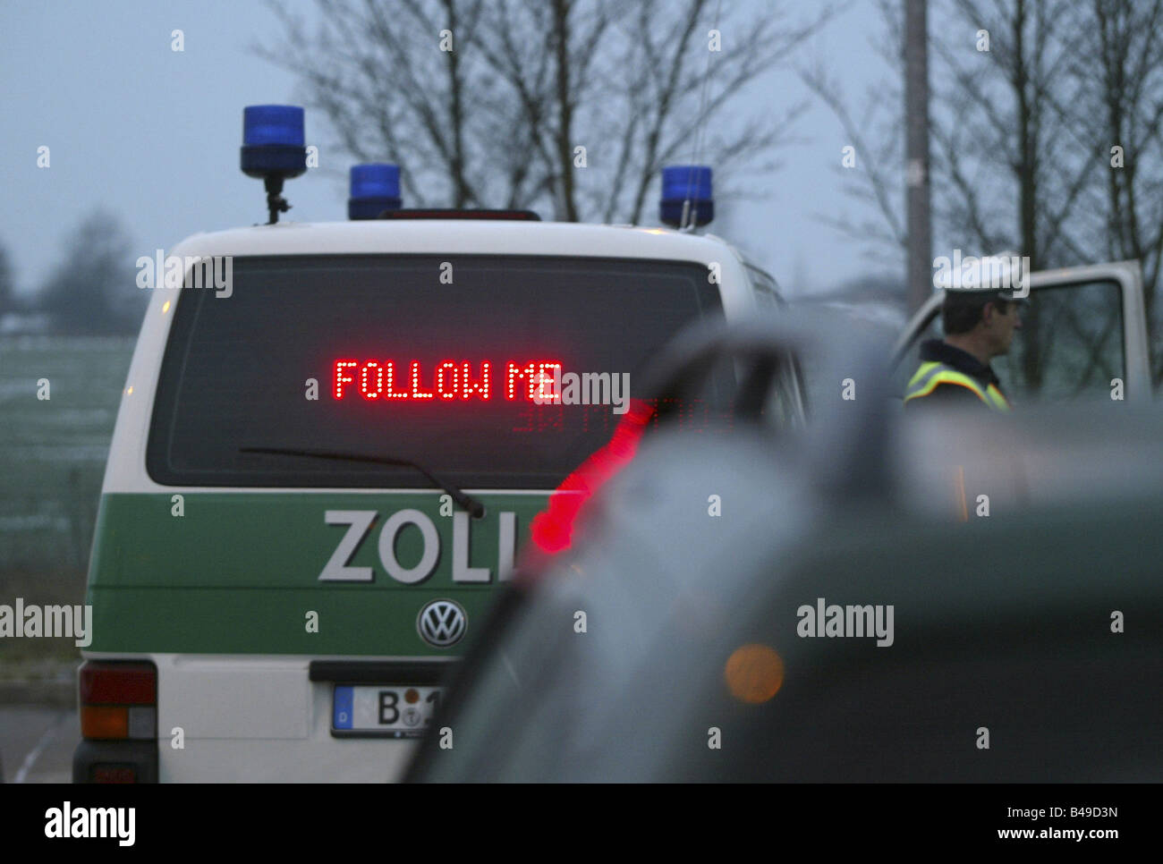 Customs control, Germany Stock Photo - Alamy