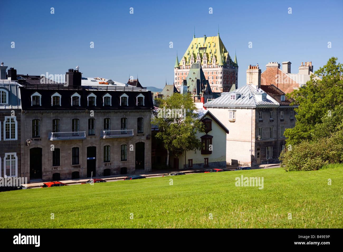 Le Chateau Frontenac castle and hotel in Old Quebec City, Quebec ...