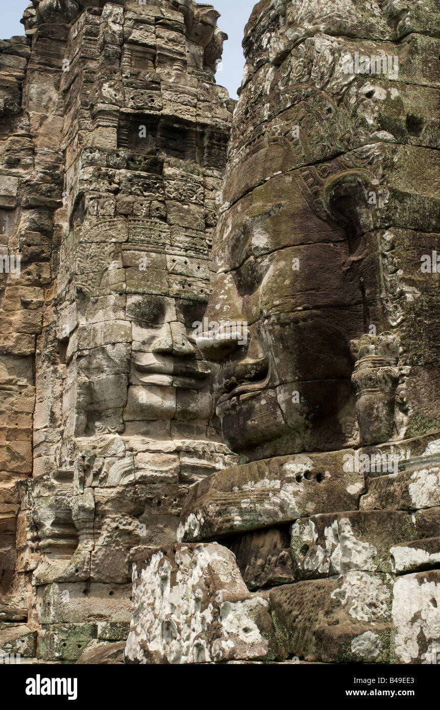 Face tower, Bayon, Angkor Thom, Cambodia Stock Photo - Alamy
