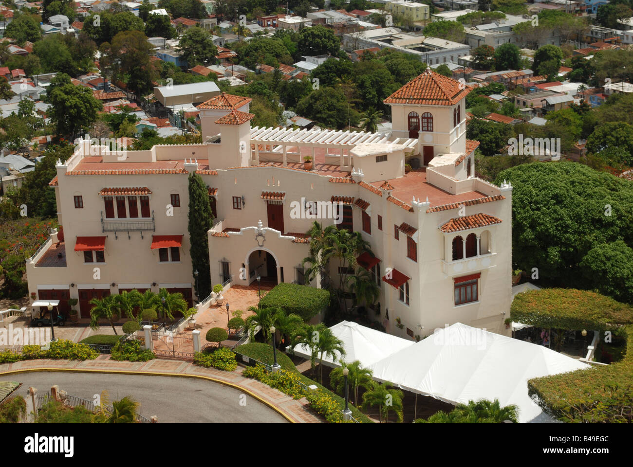 A view of the Serrallés Museum Castle (Castillo Museo Serrallés ...