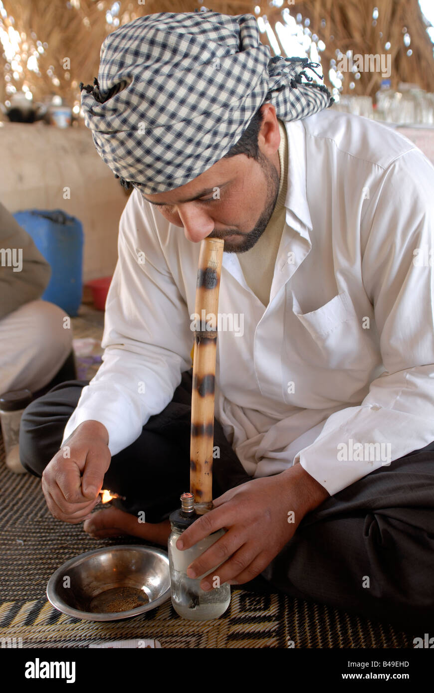 Bong egypt pfeiffe siwa cannabis drugs unhealthy weeding hi-res stock ...