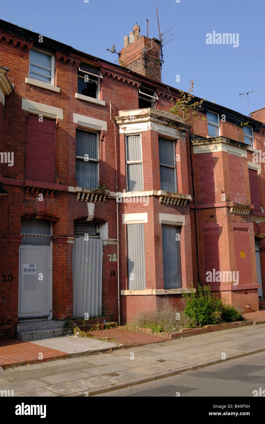 Kelvin Grove in the Welsh Streets area of Liverpool where houses are ...
