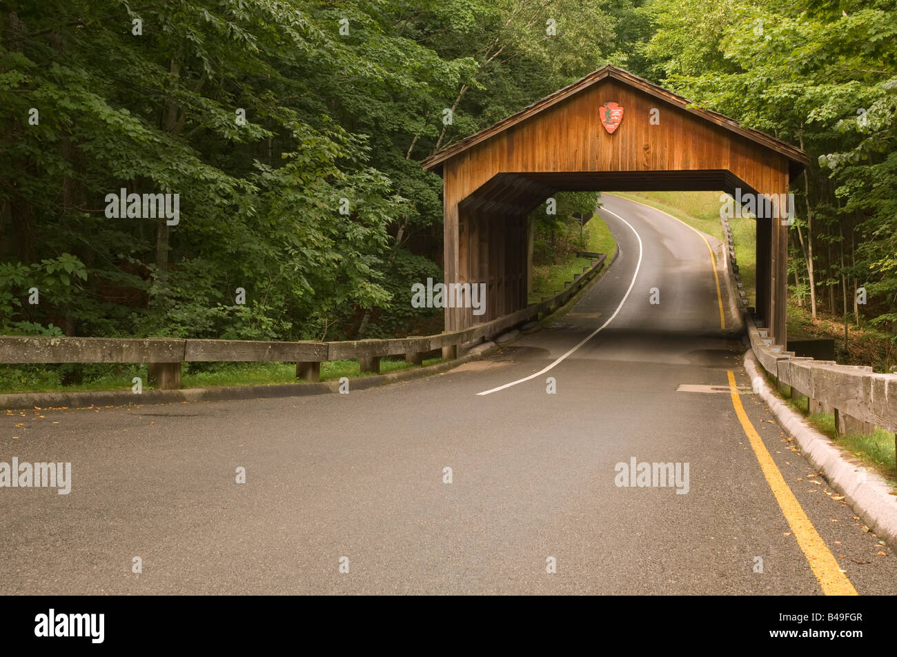 Michigan covered bridge hi-res stock photography and images - Alamy
