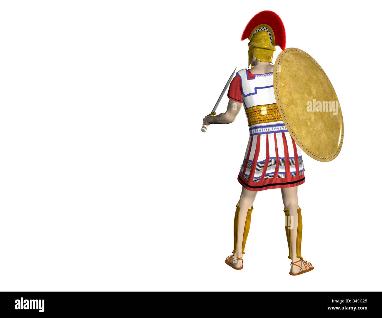 Spartan warrior shield hi-res stock photography and images - Alamy