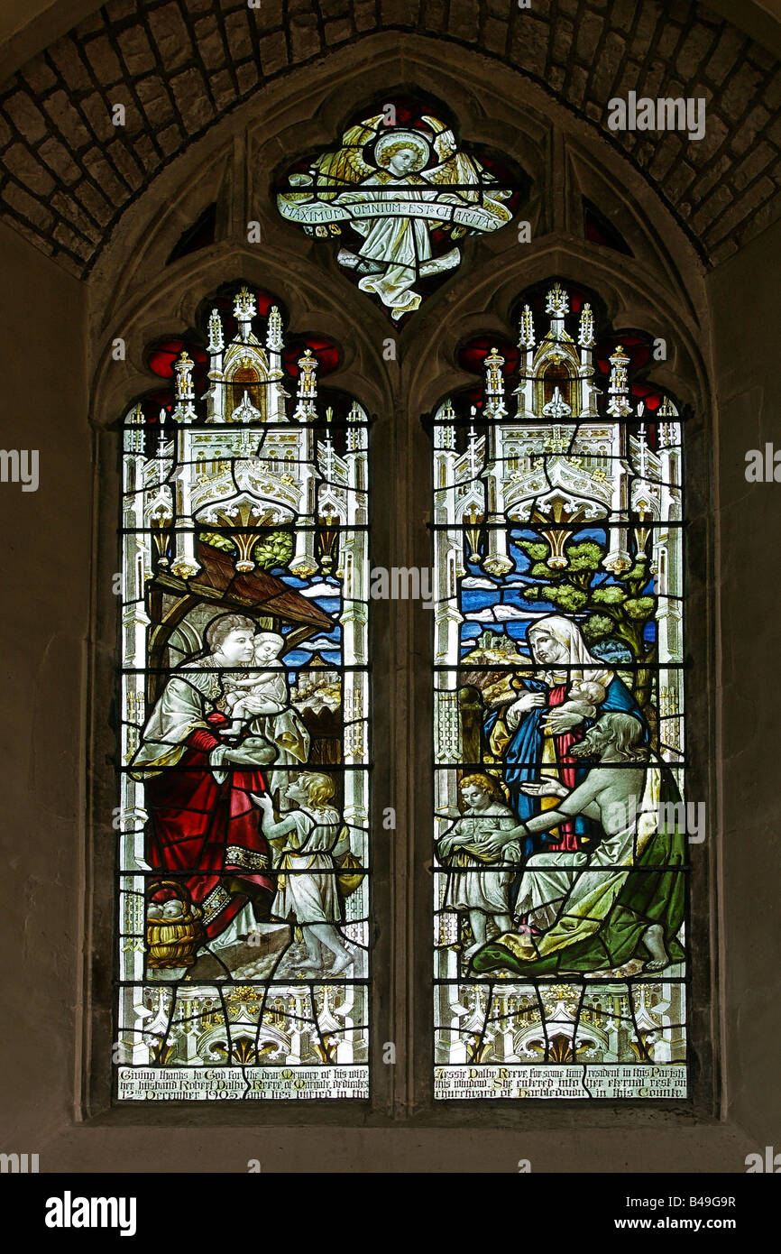 Stained Glass Window Stock Photo - Alamy