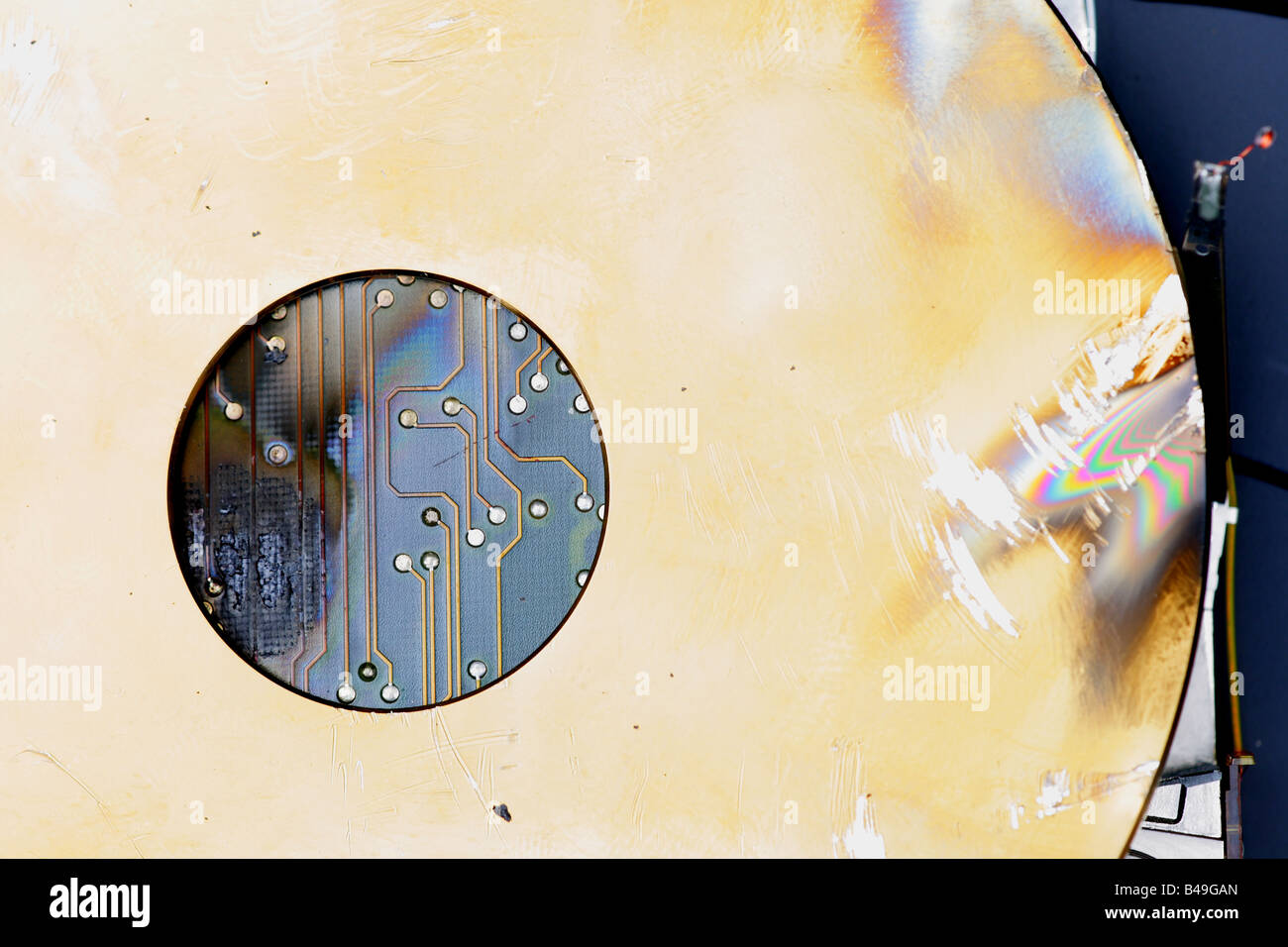 Hard disk damage Stock Photo - Alamy
