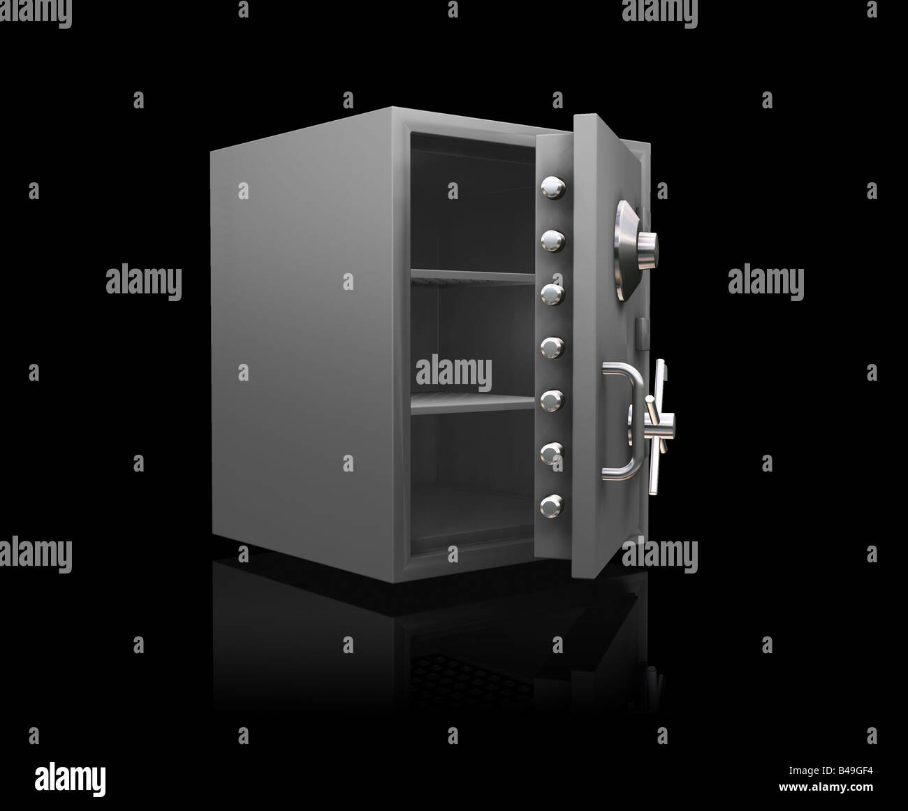 3D render of a bank safe Stock Photo - Alamy