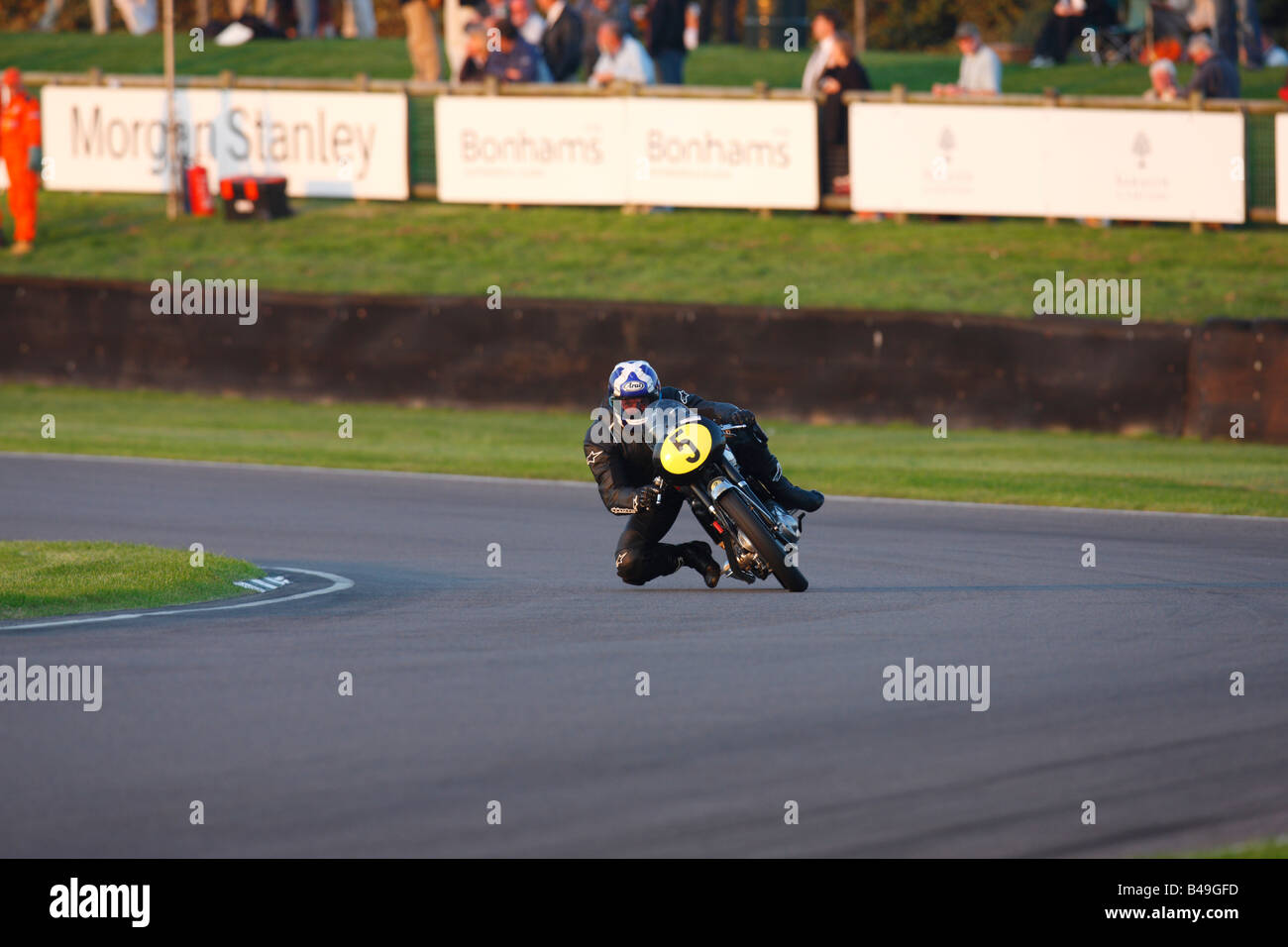 BSA Gold Star ridden by Len Haggis and Ian Duffus at the Goodwood ...