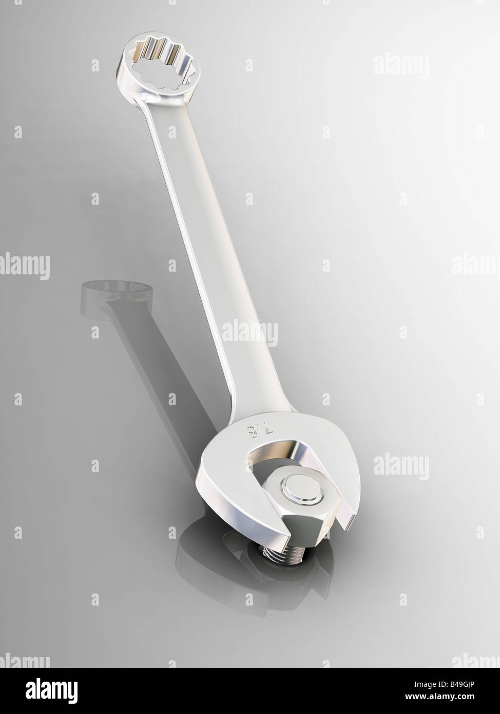 3d spanner hi-res stock photography and images - Alamy