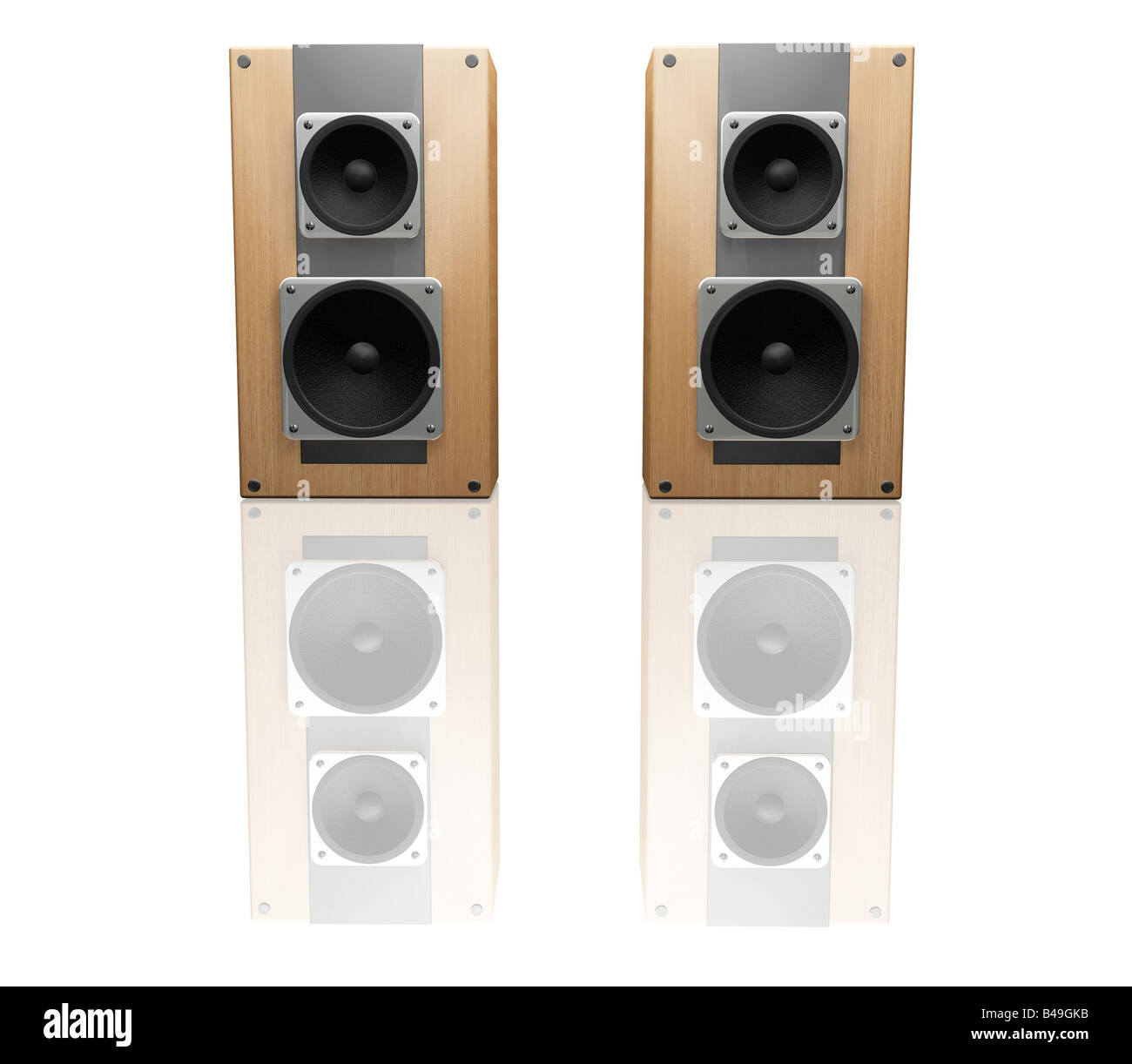 3D render of speakers Stock Photo - Alamy