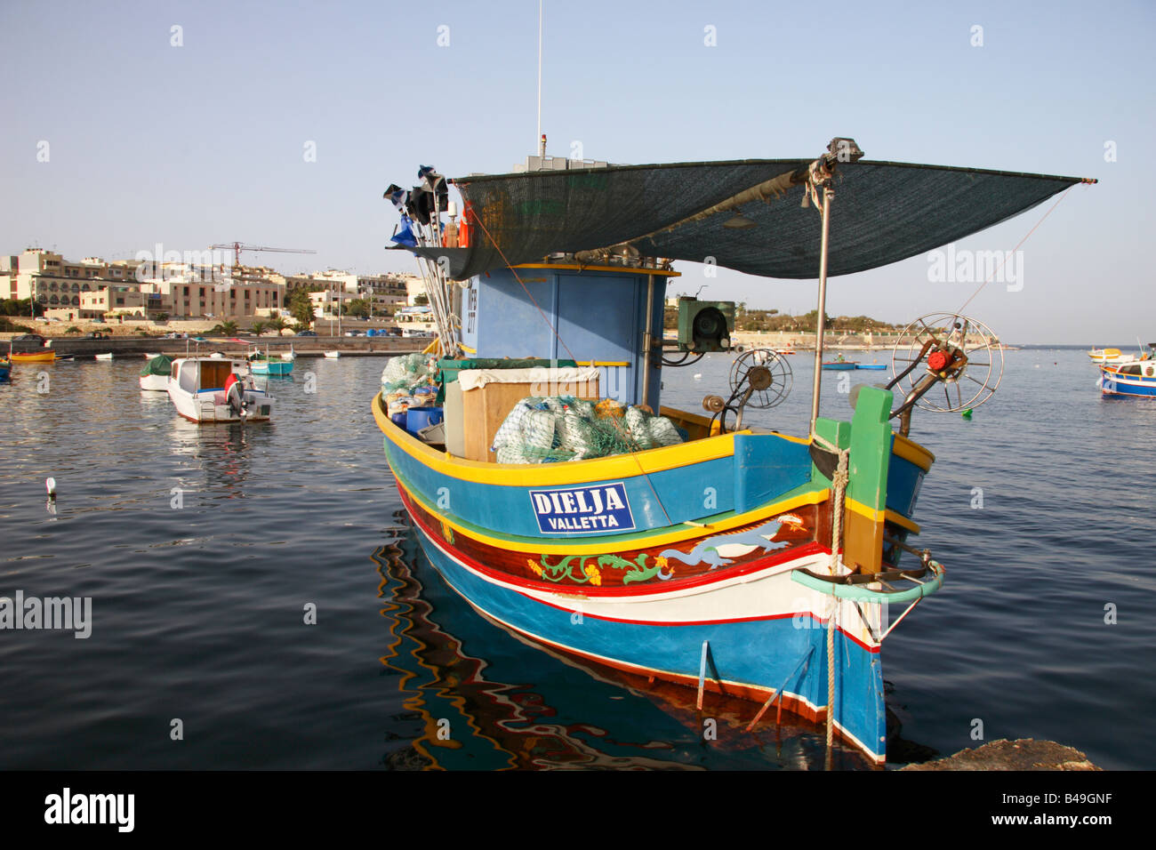 Luzzu boat hi-res stock photography and images - Alamy