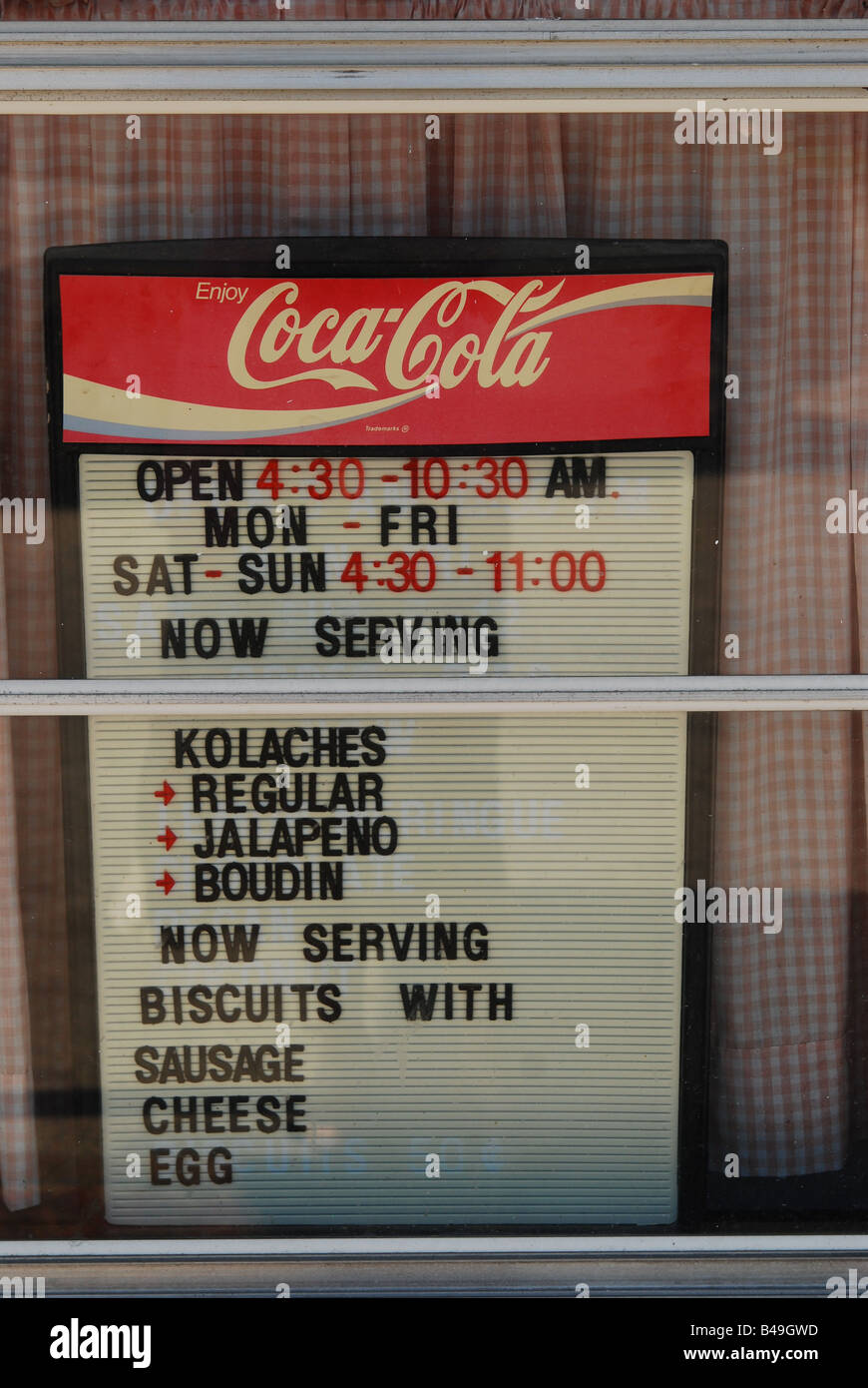 Coca Cola sign in Cajun country Louisiana Stock Photo - Alamy