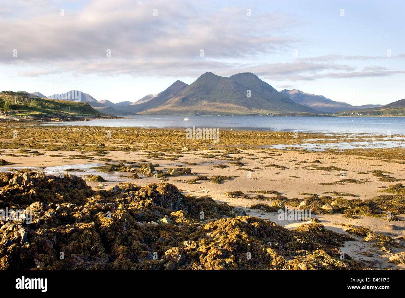 View from the Isle of Raasay across the Sound of Raasay towards the ...