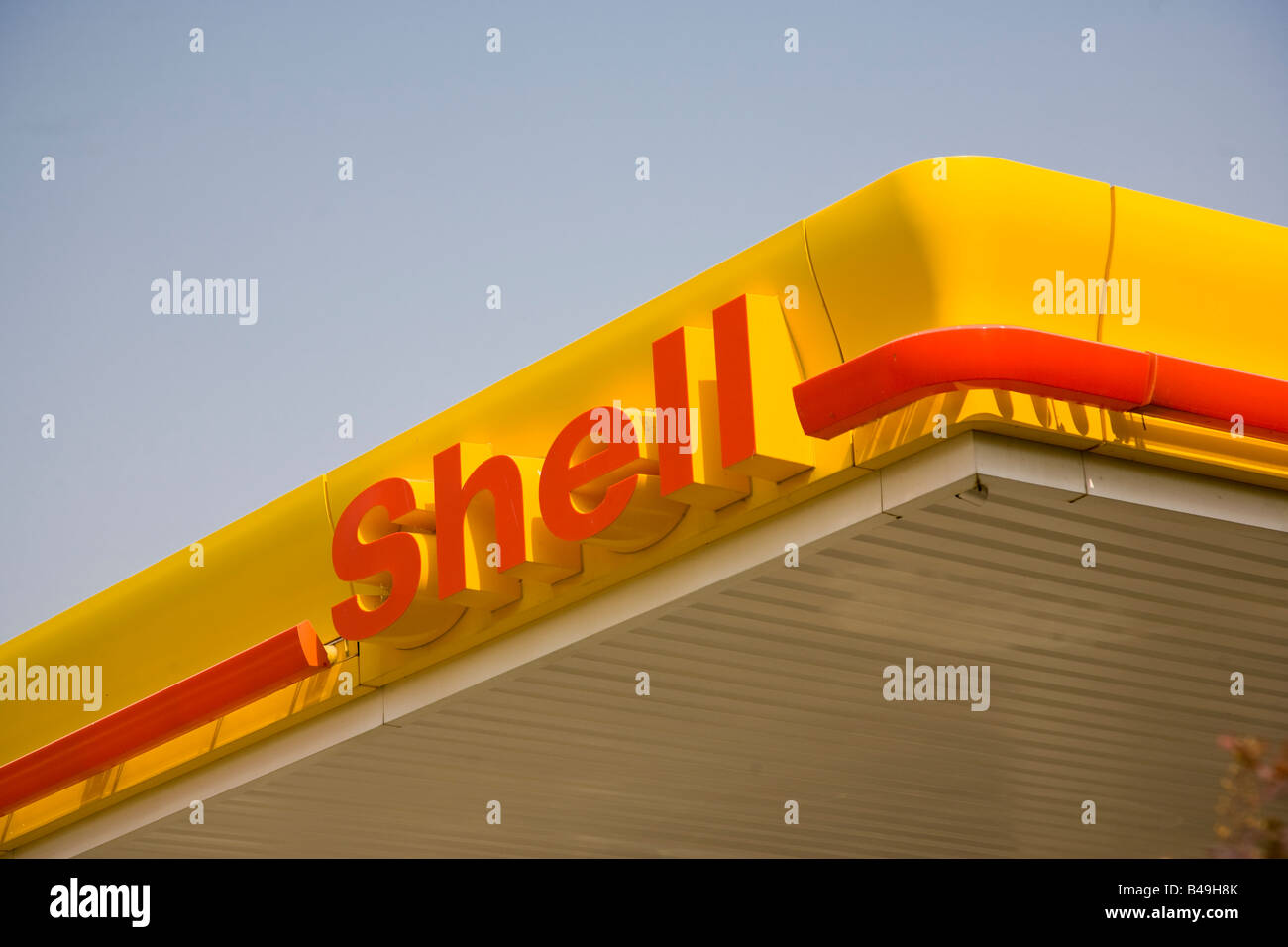 Shell sign Namibia Stock Photo - Alamy