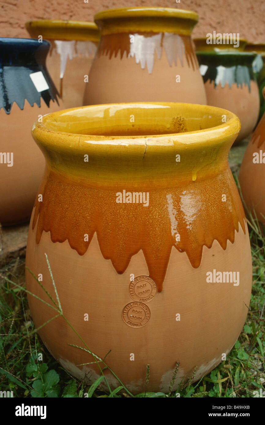 Vallauris France Traditional hand made clay pots on sale in Vallauris ...