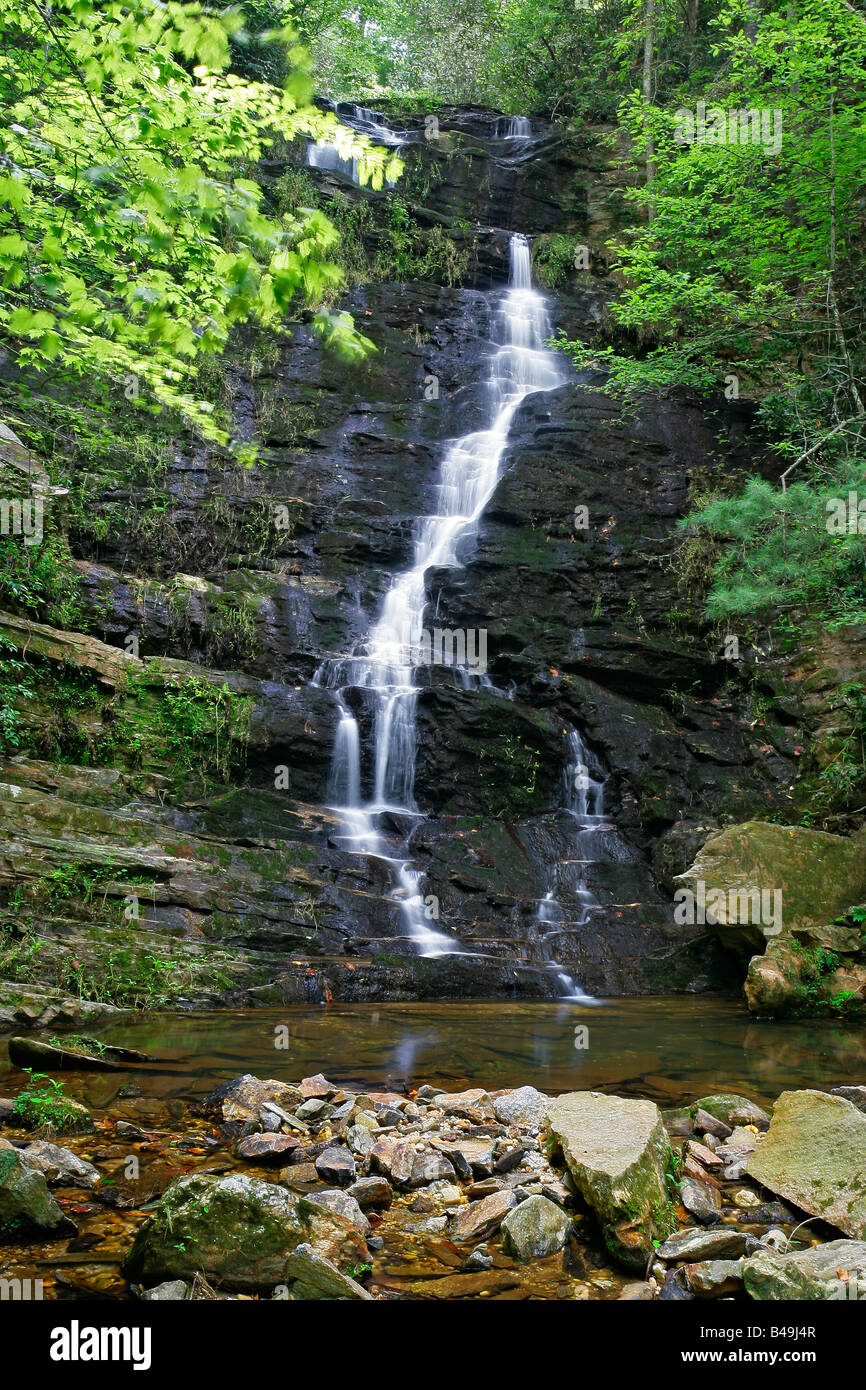 Reedy Branch Falls in Sumter National Forest South Carolina Stock Photo ...