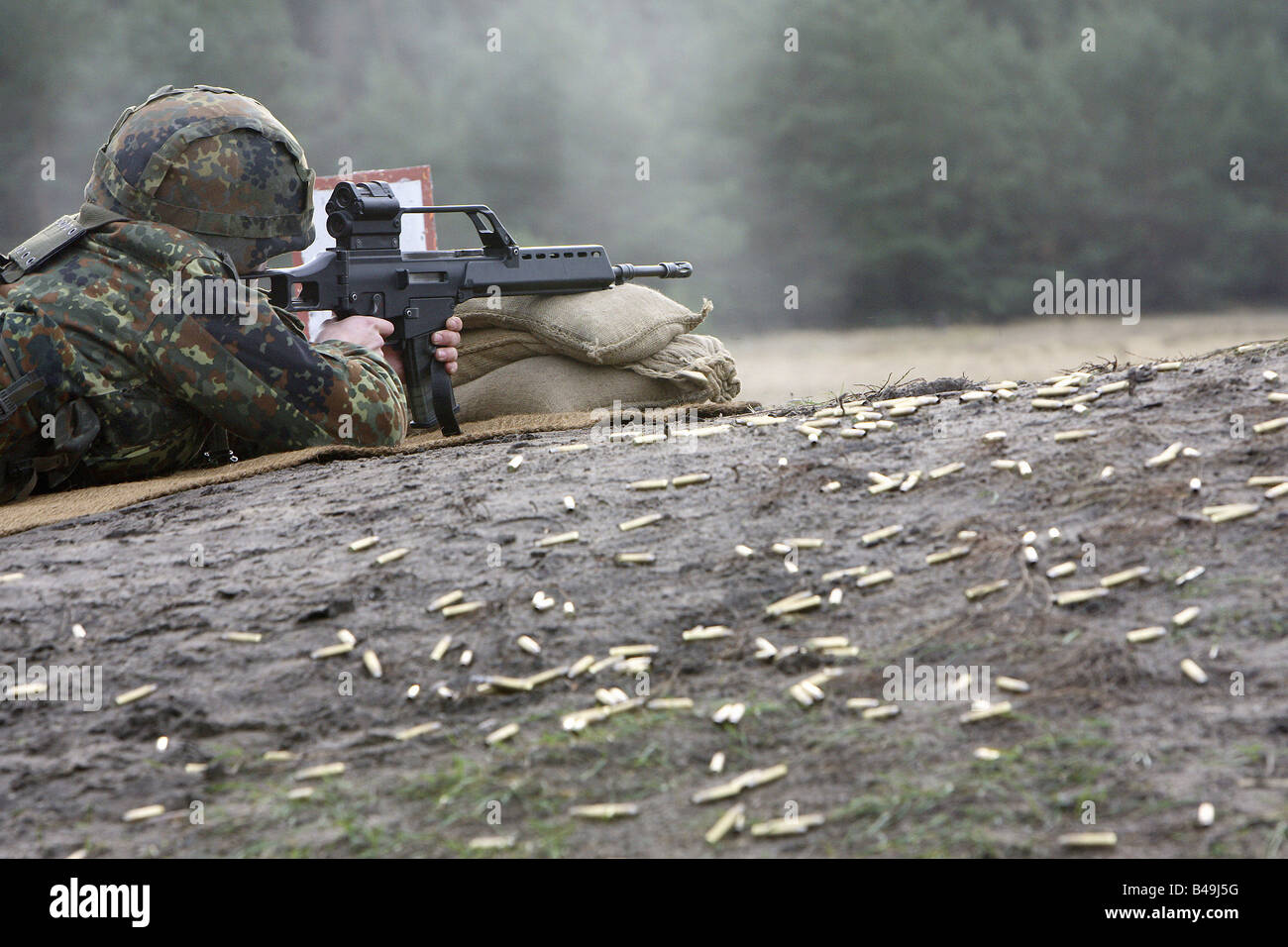 Basic training of Bundeswehr recruits, Strausberg, Germany Stock Photo ...