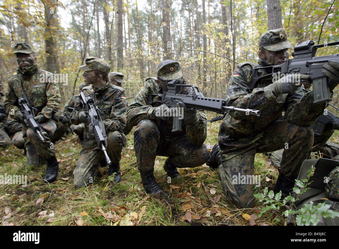 Basic training of Bundeswehr recruits, Strausberg, Germany Stock Photo ...