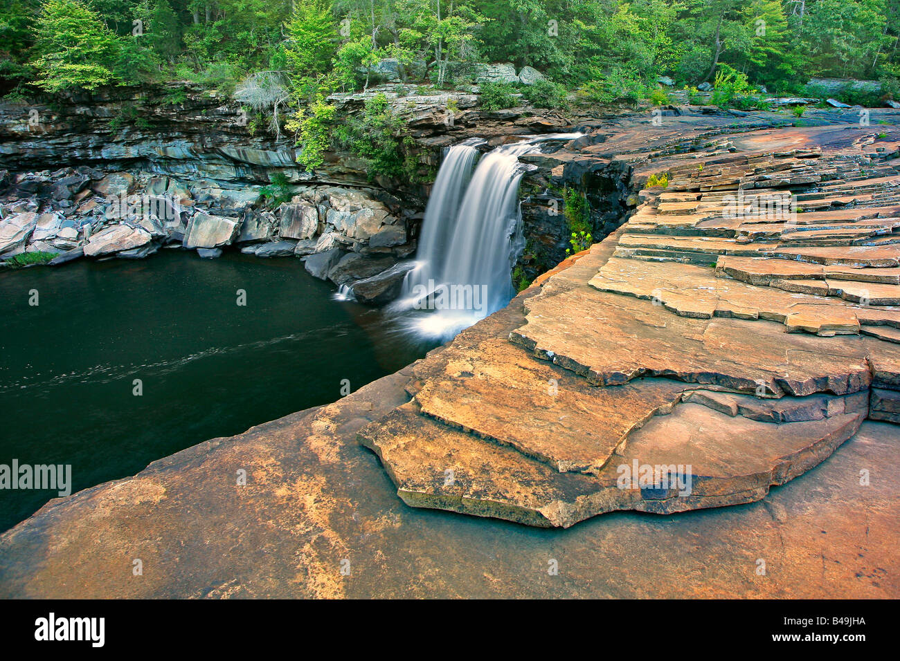 Little River Falls in Little River Canyon National Preserve Alabama ...