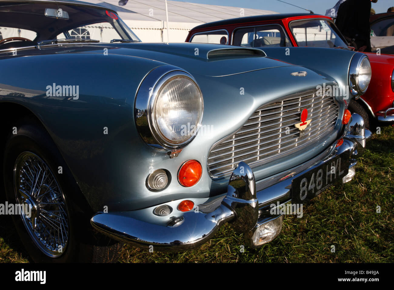 Classic Aston Martin styling Stock Photo - Alamy