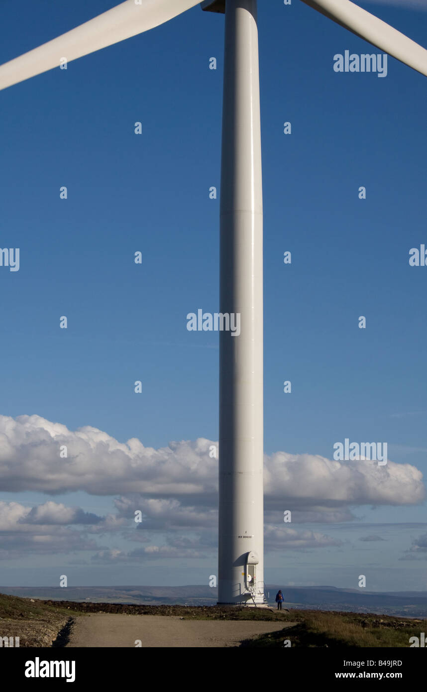 Scout Moor wind turbines, Lancashire, UK Stock Photo - Alamy