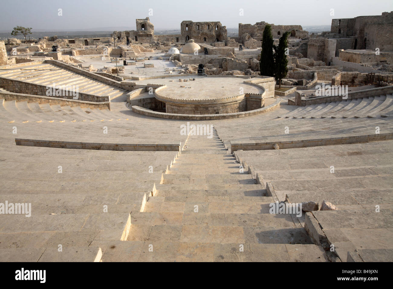 Ancient roman Theatre in the citadel of Aleppo, Syria Stock Photo - Alamy