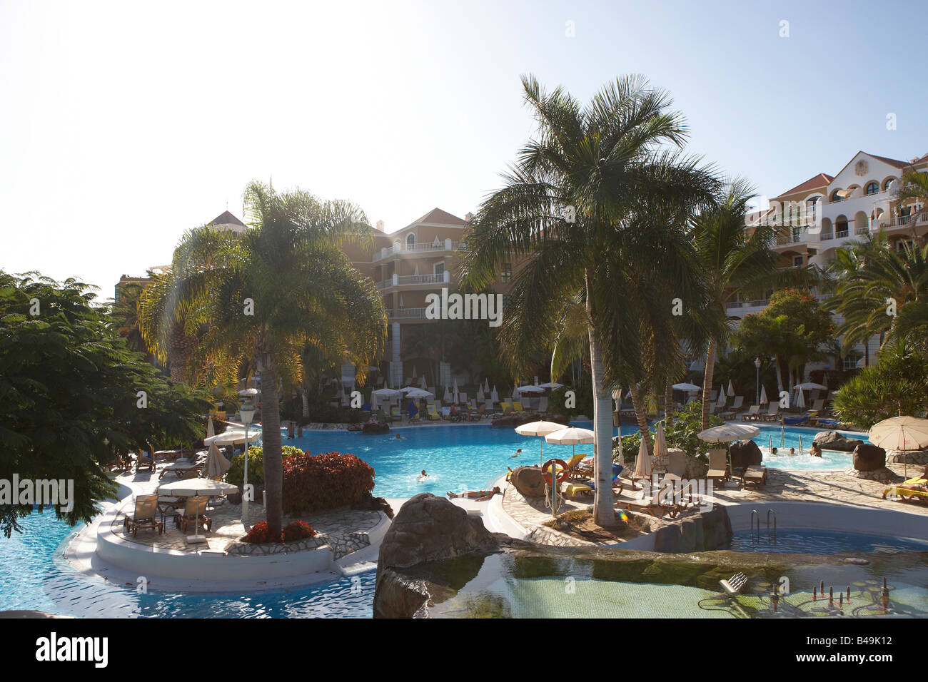 Pool in hotel complex hi-res stock photography and images - Alamy