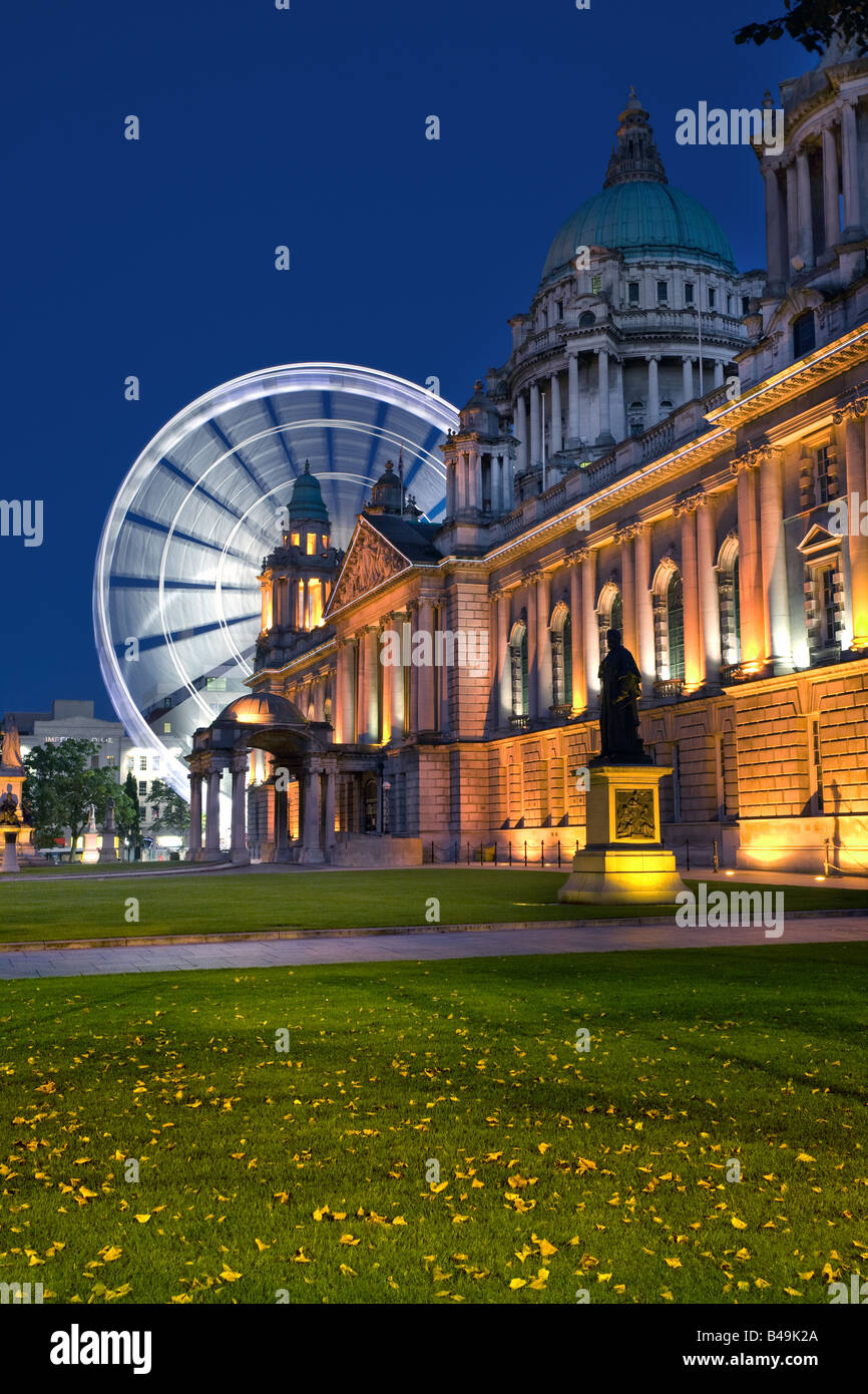 Belfasts landmark city hall hi-res stock photography and images - Alamy