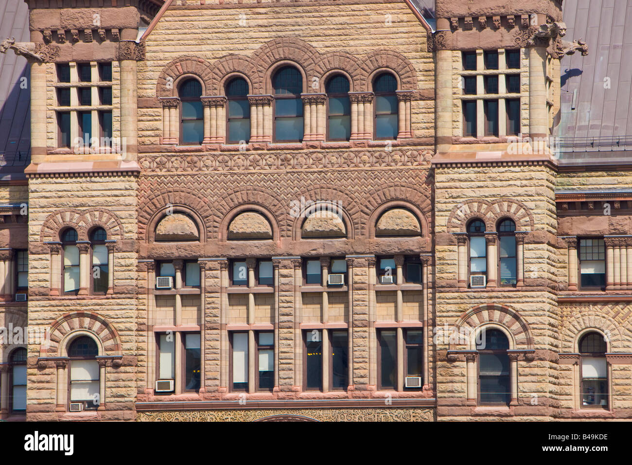Facade of the Old City Hall in downtown Toronto, Ontario, Canada Stock ...
