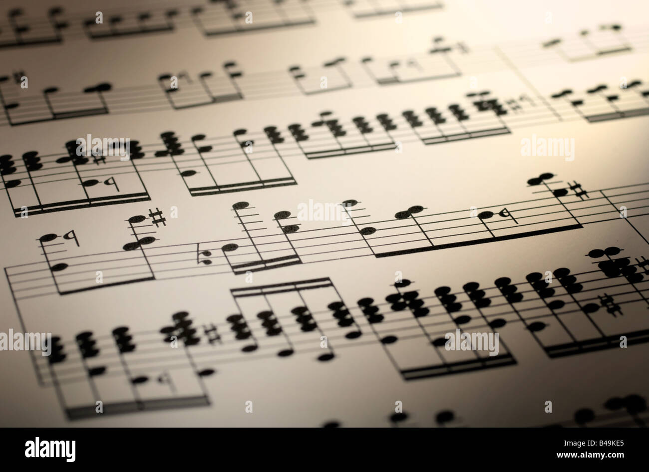 Old classical sheet music vintage hi-res stock photography and images ...