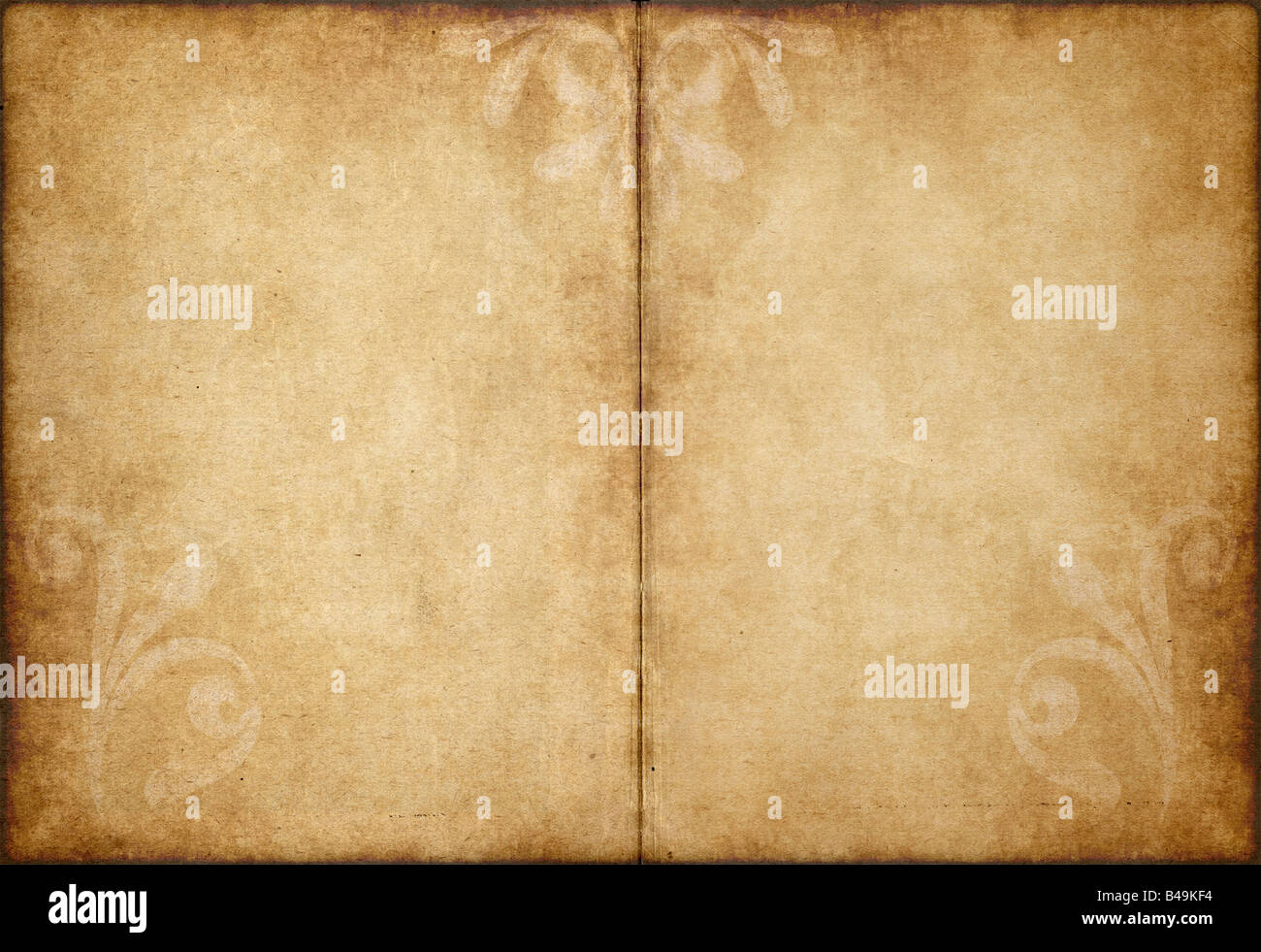 great image of old and worn parchment paper Stock Photo - Alamy