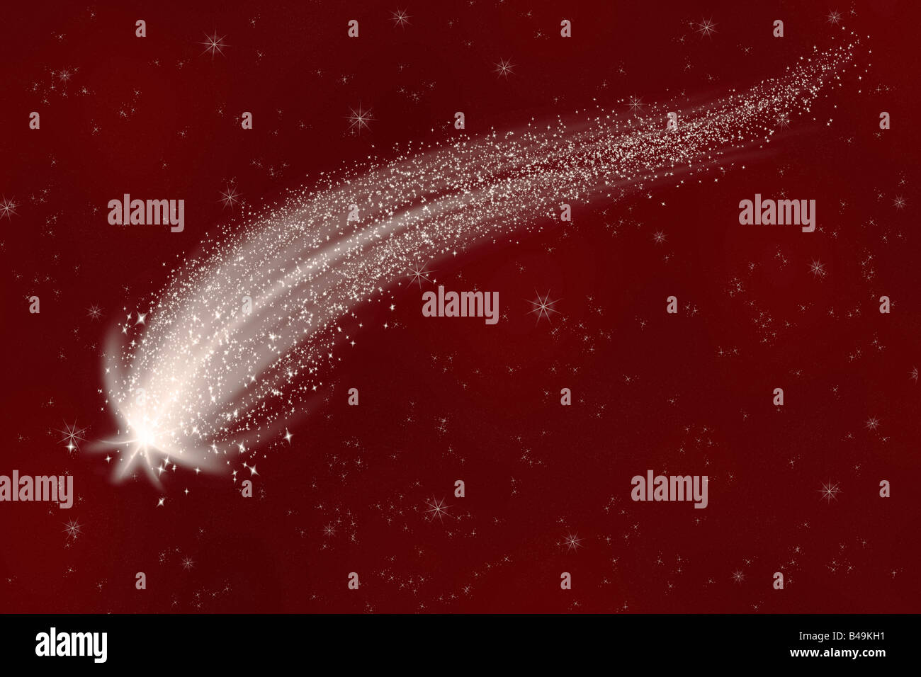 Comet shooting star in space hi-res stock photography and images - Alamy