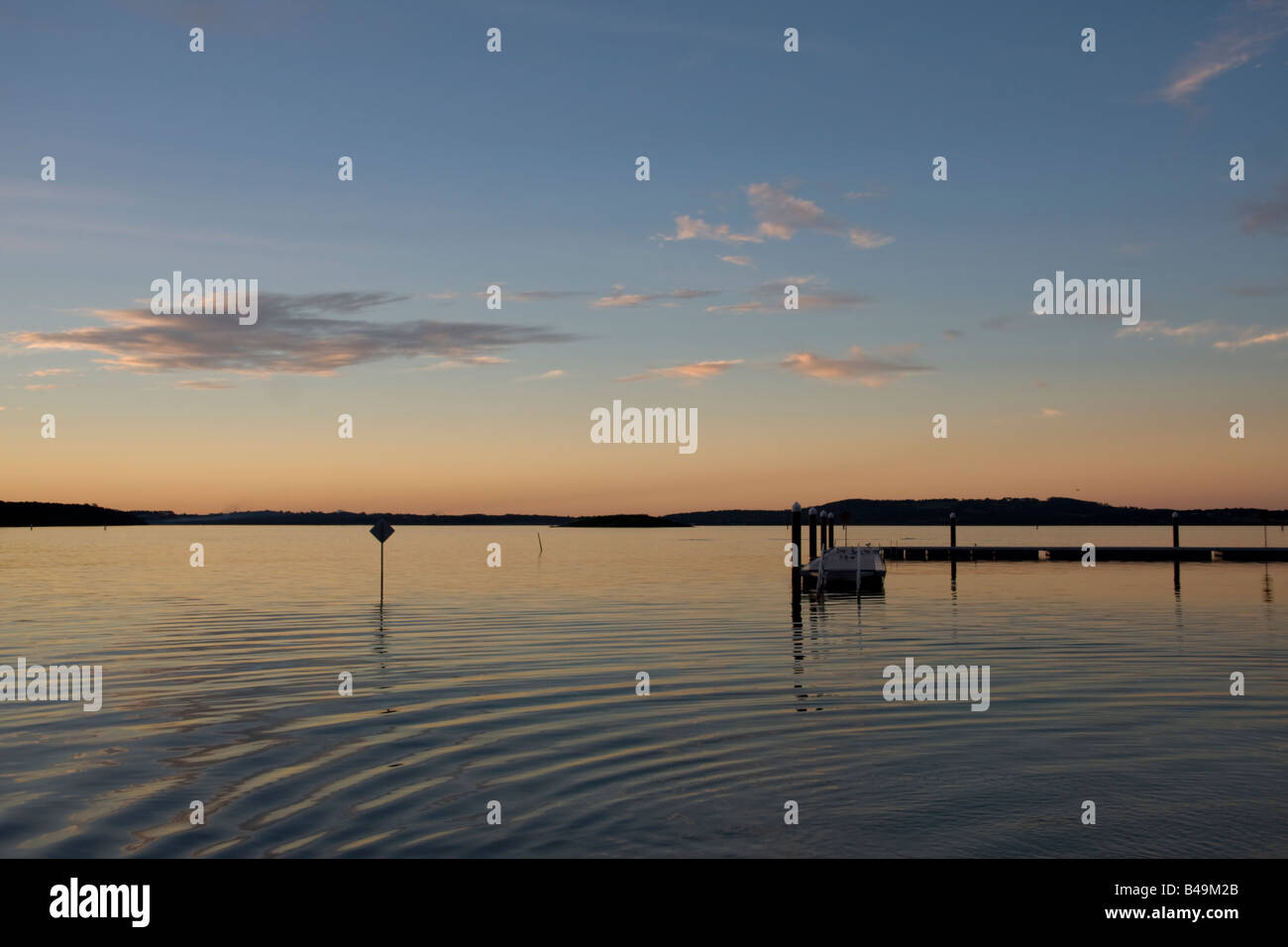 Sunset over Emu Point Stock Photo - Alamy