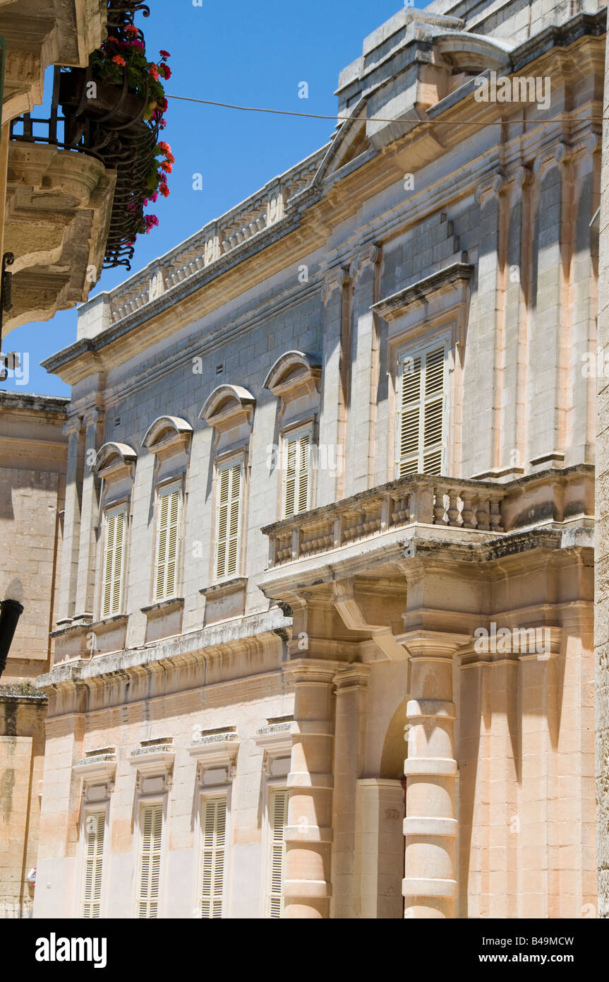 malta medieval city mdina casa testaferrata architecture palace ...