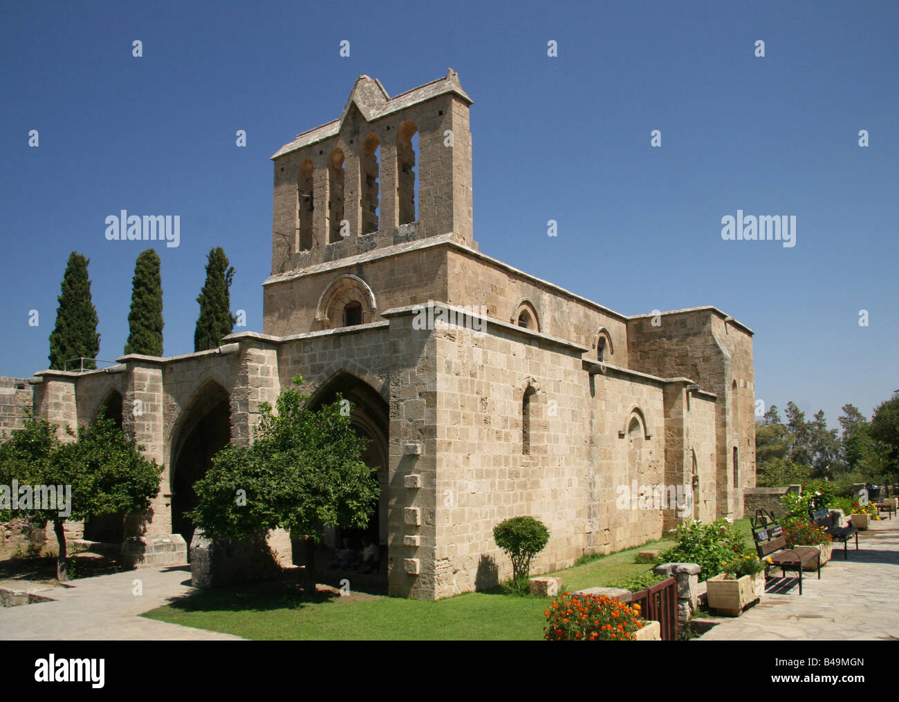 Cyprus bellapais abbey hi-res stock photography and images - Alamy