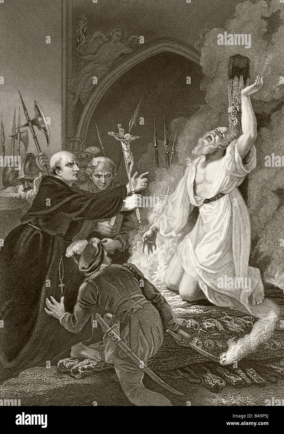 Thomas Cranmer Execution High Resolution Stock Photography and Images ...