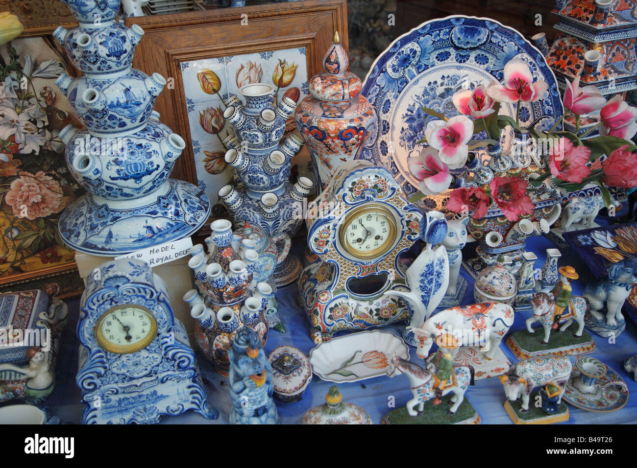 Delftware store, Delft, Netherlands Stock Photo - Alamy