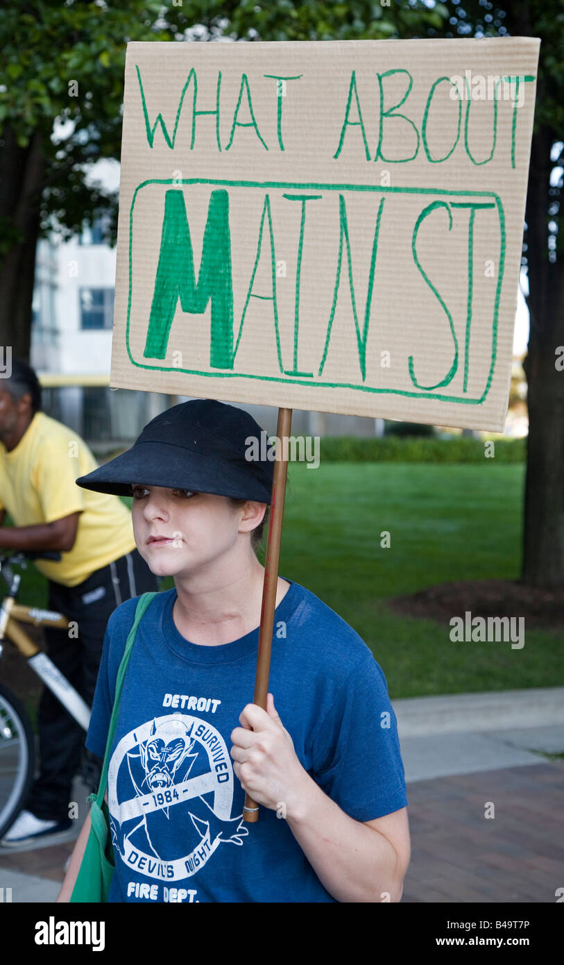 Rally protest bailout economy crisis hi-res stock photography and ...