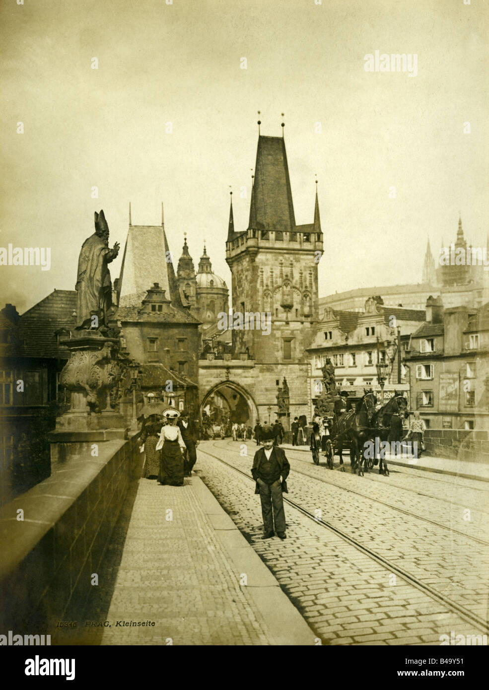 geography / travel, Czechia, Prague, street scenes, Charles bridge ...