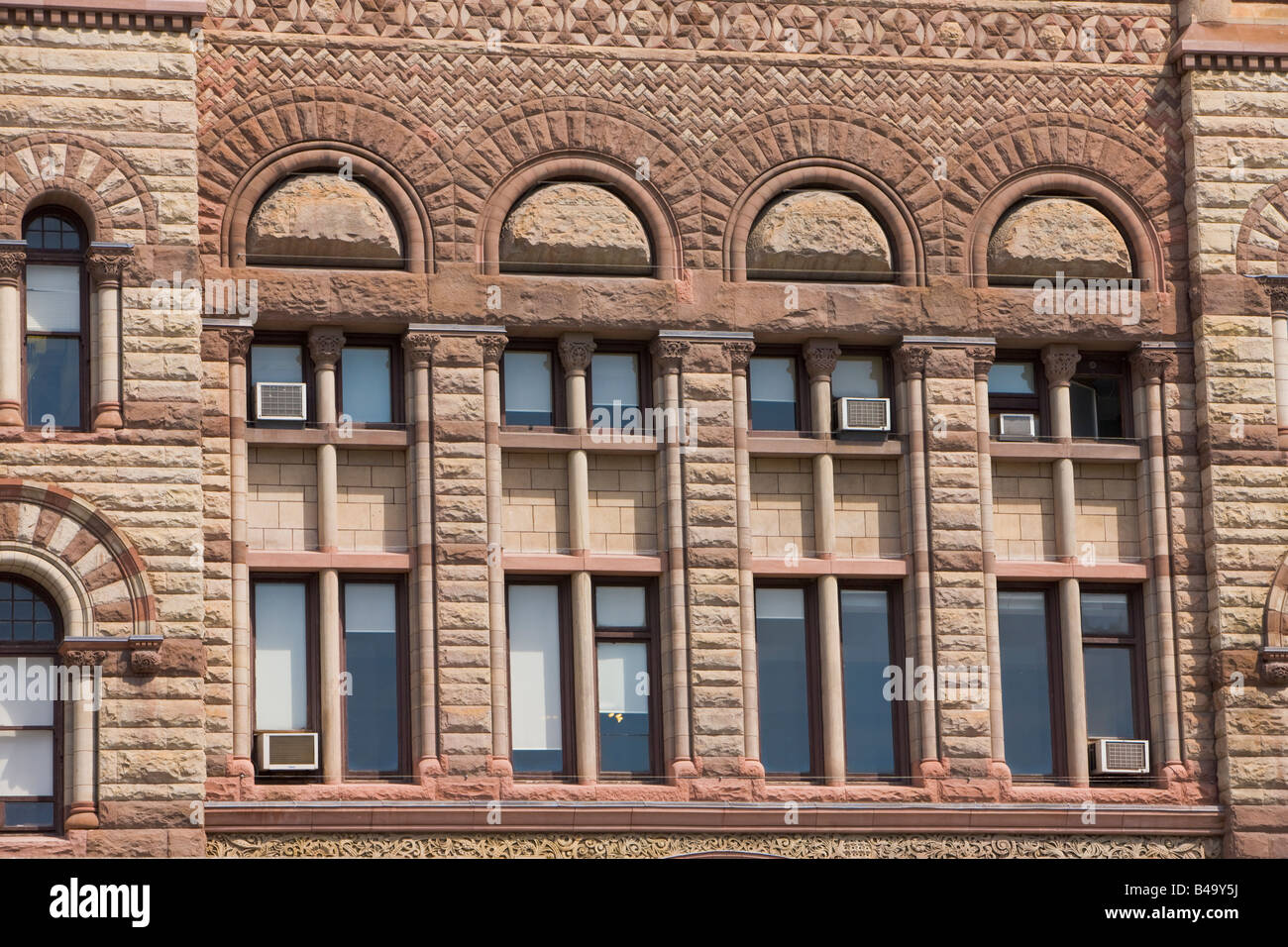 Facade of the Old City Hall in downtown Toronto, Ontario, Canada Stock ...