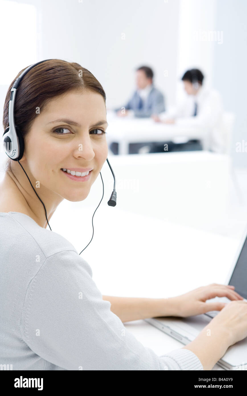 Call center computer centers hi-res stock photography and images - Alamy