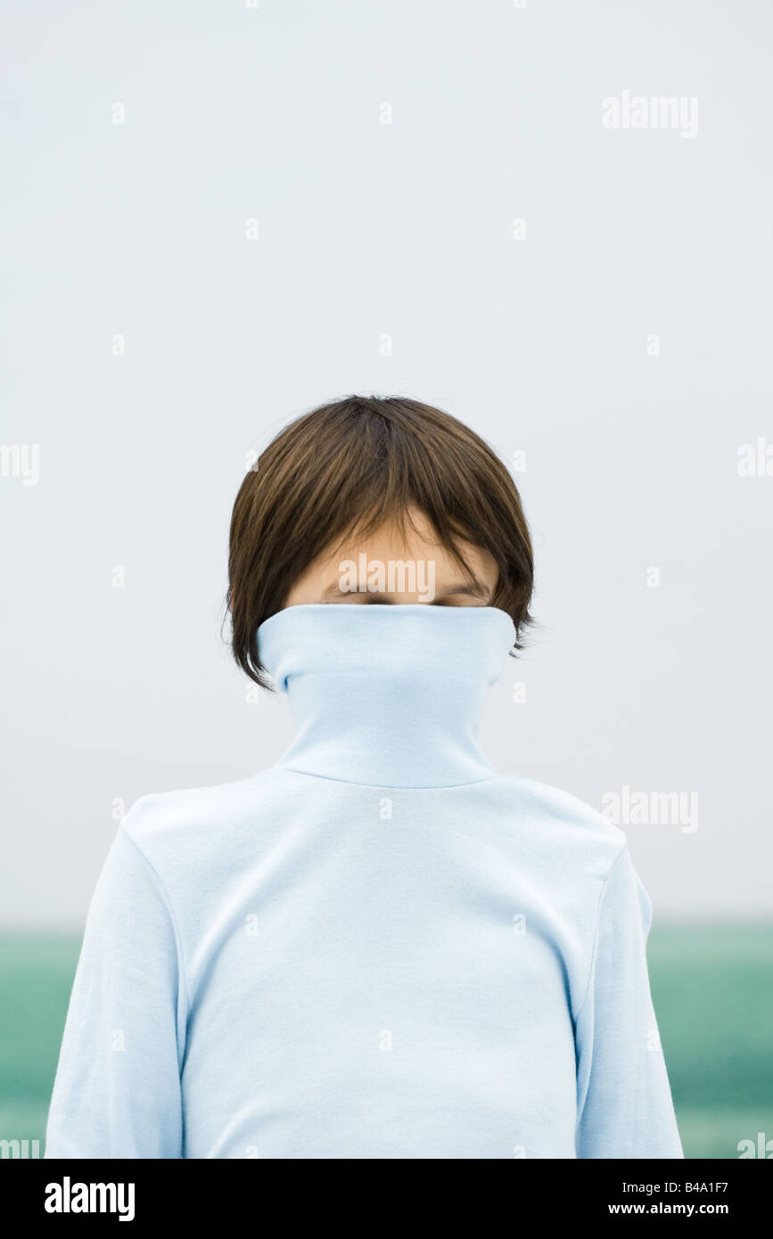 Turtleneck pulled over head hi-res stock photography and images - Alamy