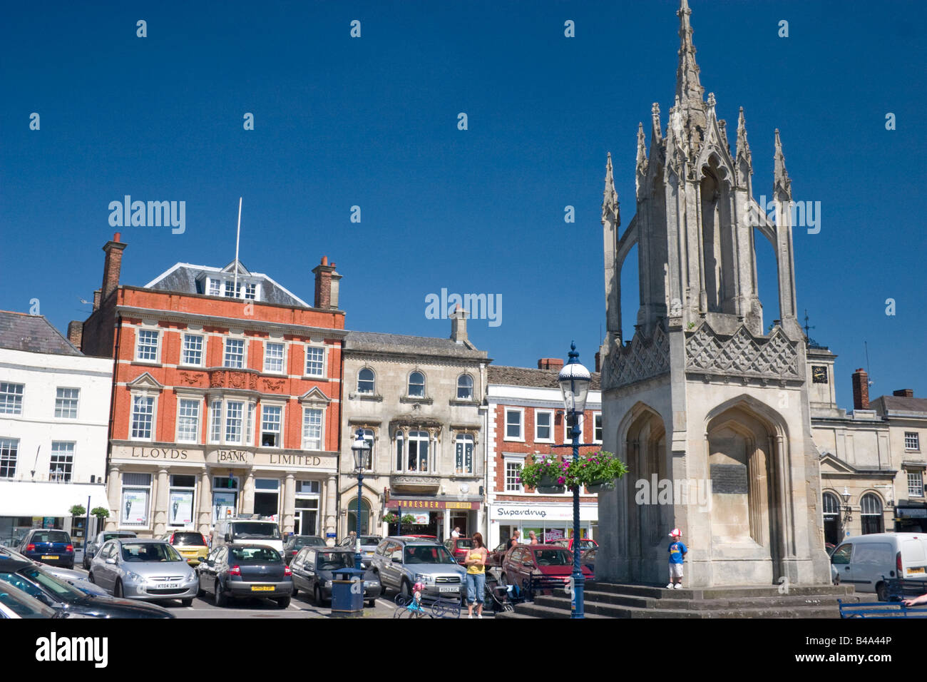 Town centre, Devizes, Wiltshire Stock Photo - Alamy
