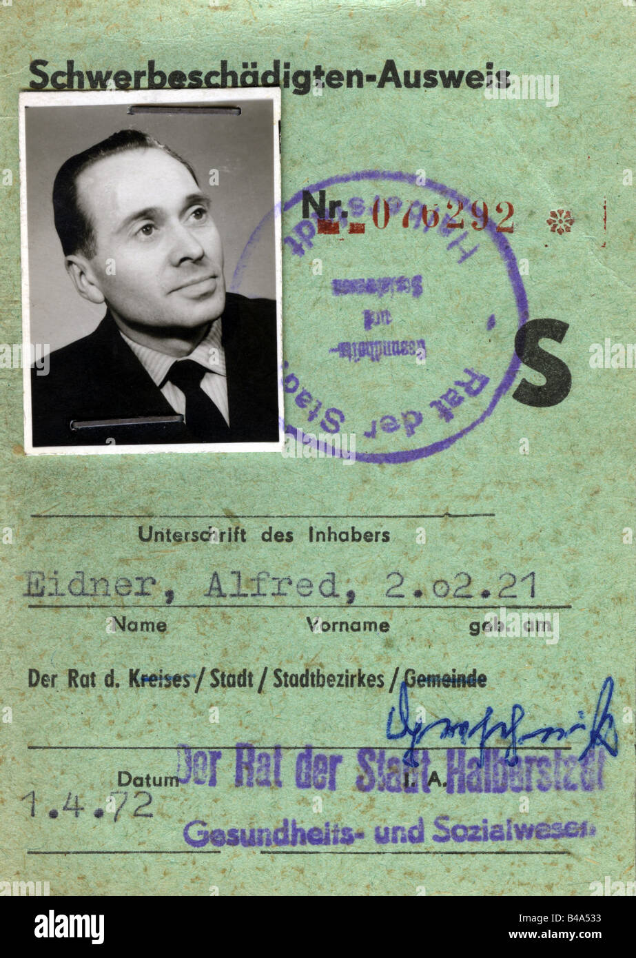 geography/travel, Germany, German Democratic Republic, documents, pass ...