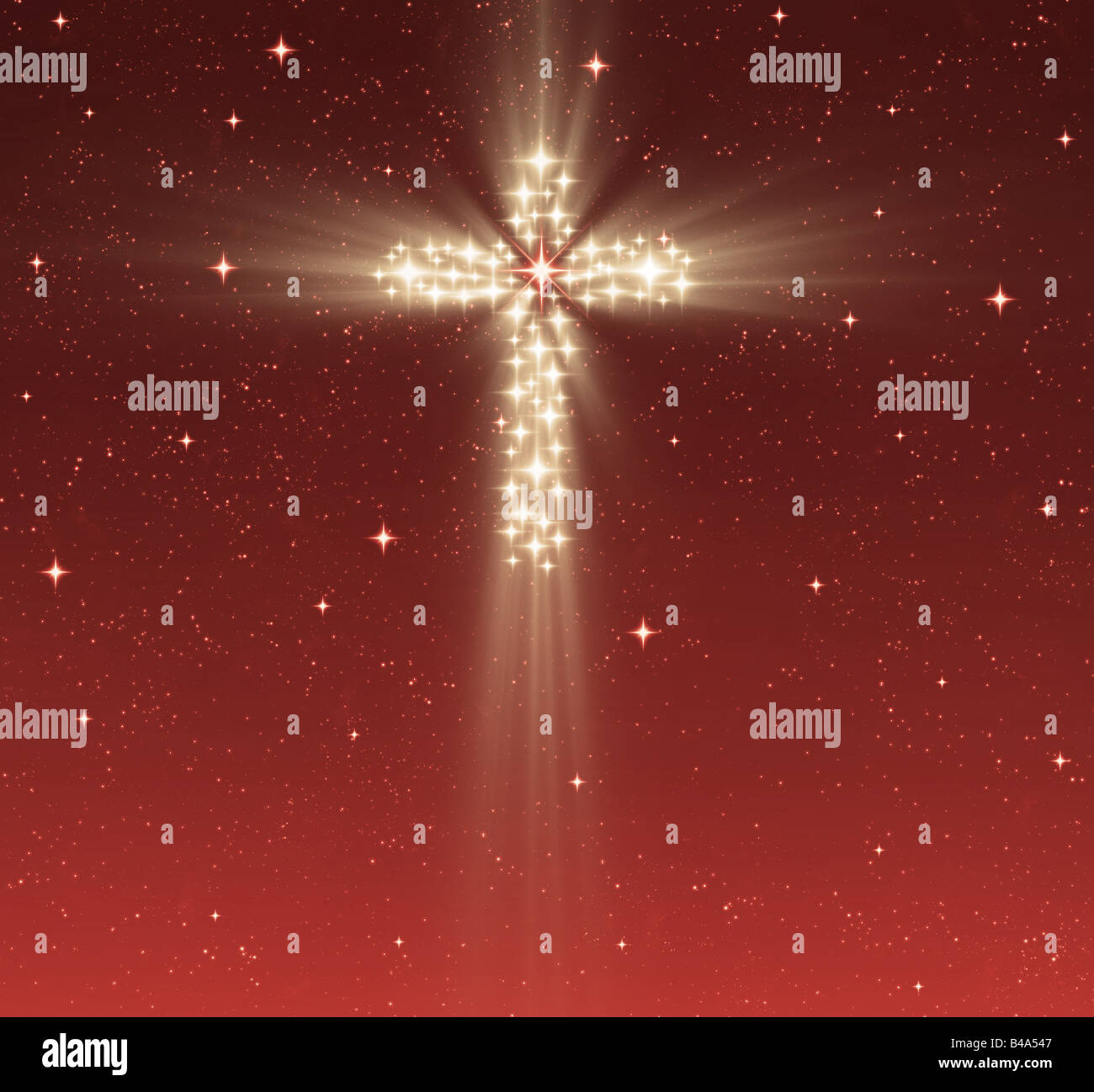 Glowing cross hi-res stock photography and images - Alamy