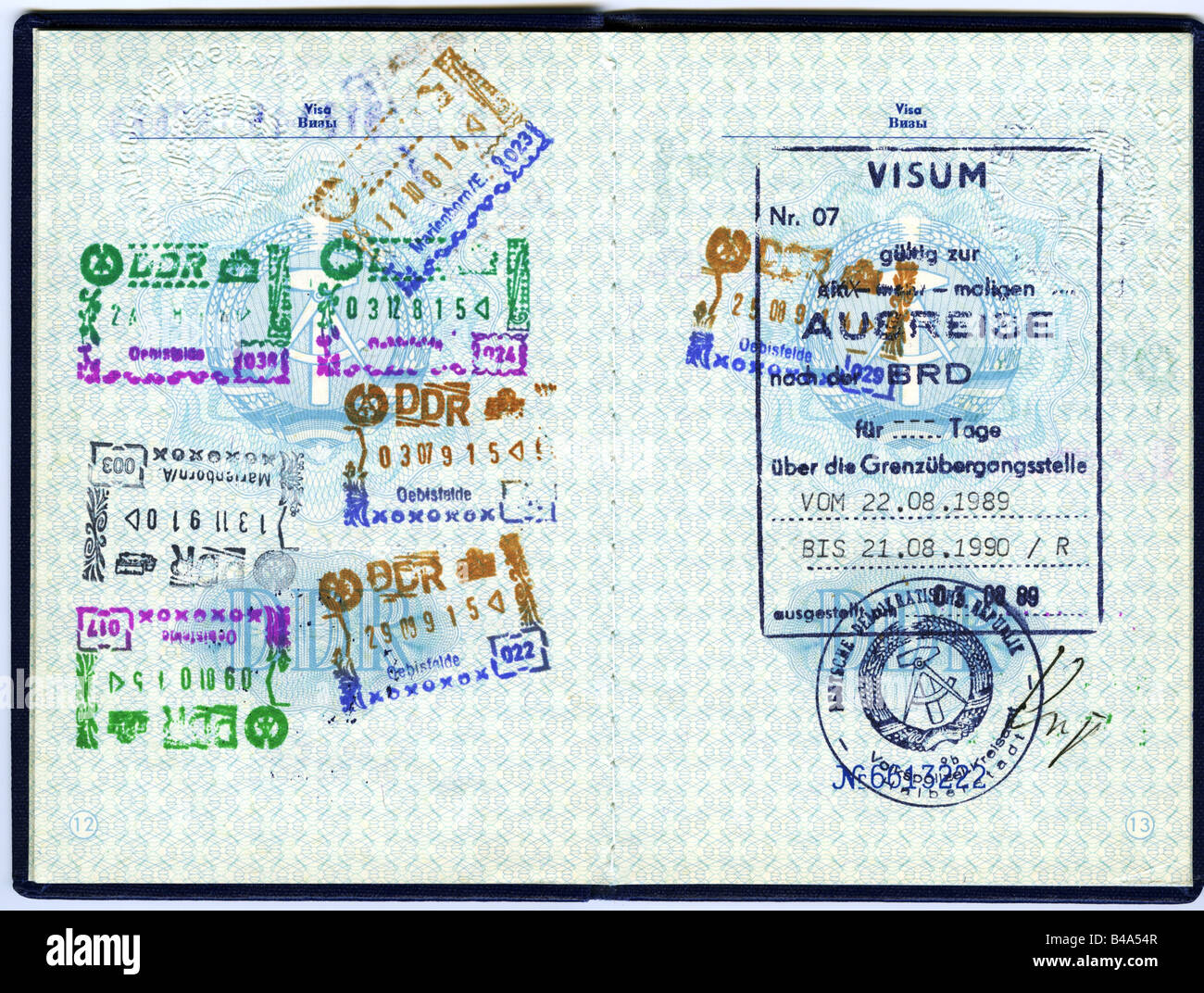 Passport germany hi-res stock photography and images - Alamy