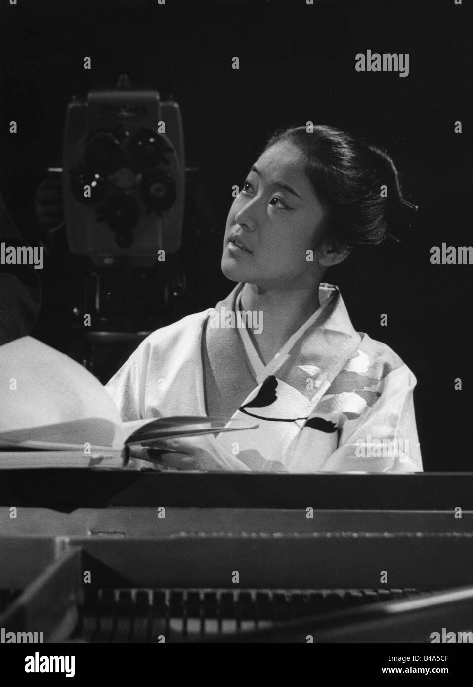 Japanese musician (pianist) Black and White Stock Photos & Images - Alamy